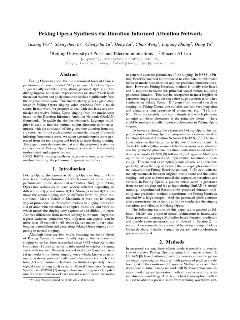 INTERSPEECH 2020 YusongWu Final Revised | PDF