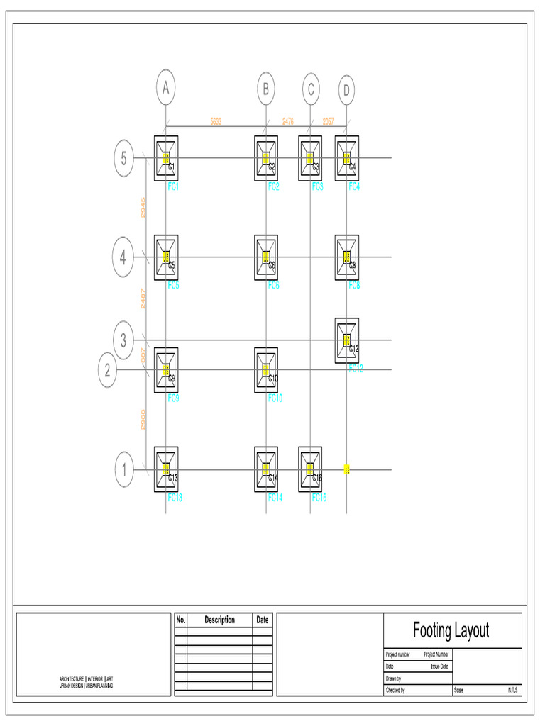 Footing Layout | PDF