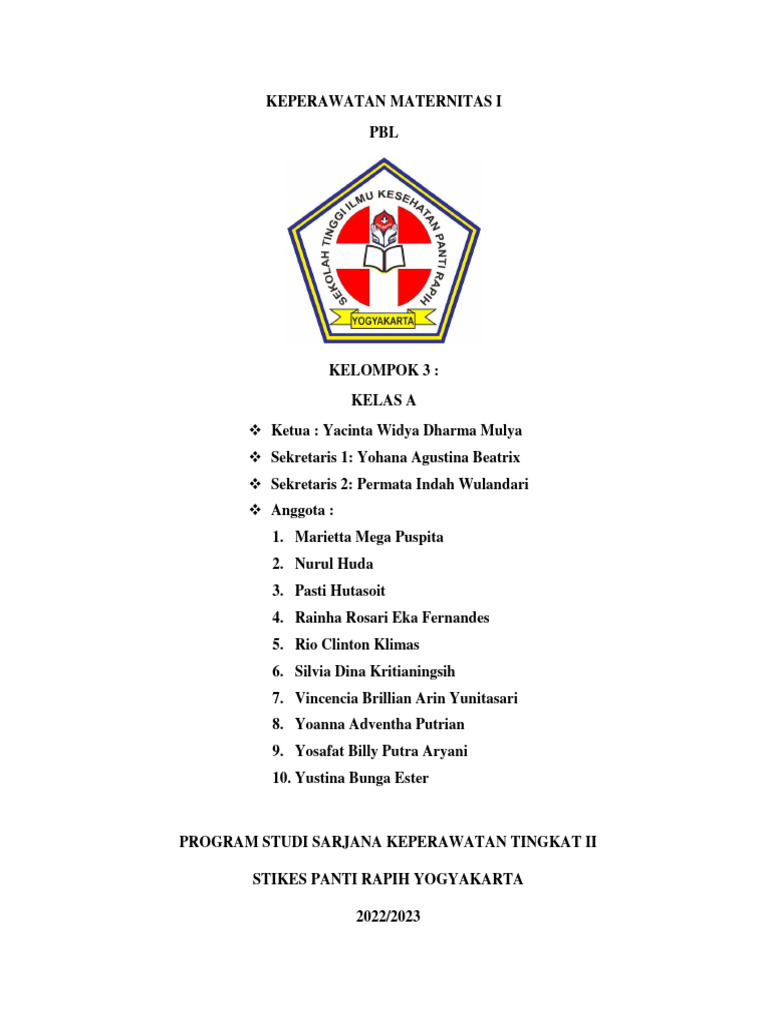 PBL Kelompok 3 - Kelas A | PDF