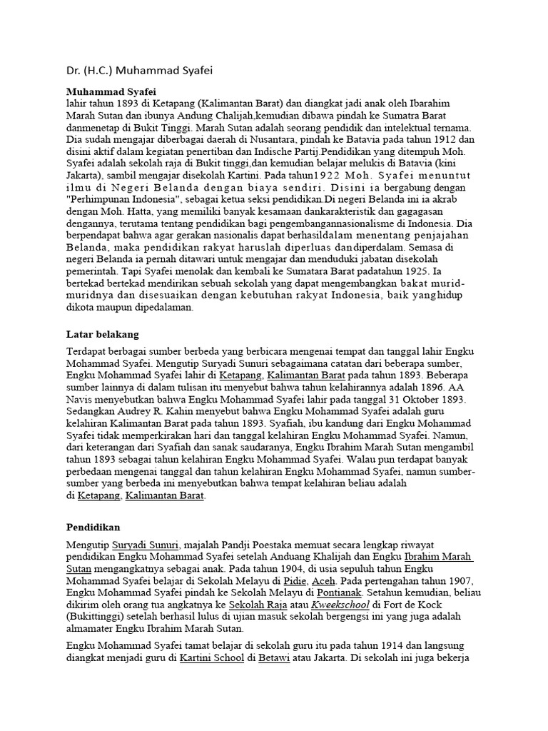 Muhammad Syafei | PDF