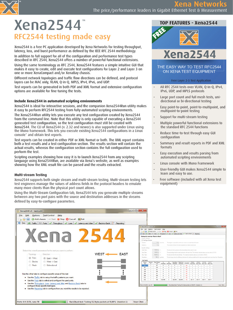 Network Engineers' RFC2544 Tool | PDF