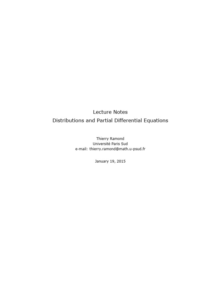Distributionsedp | PDF | Distribution (Mathematics) | Function (Mathematics)