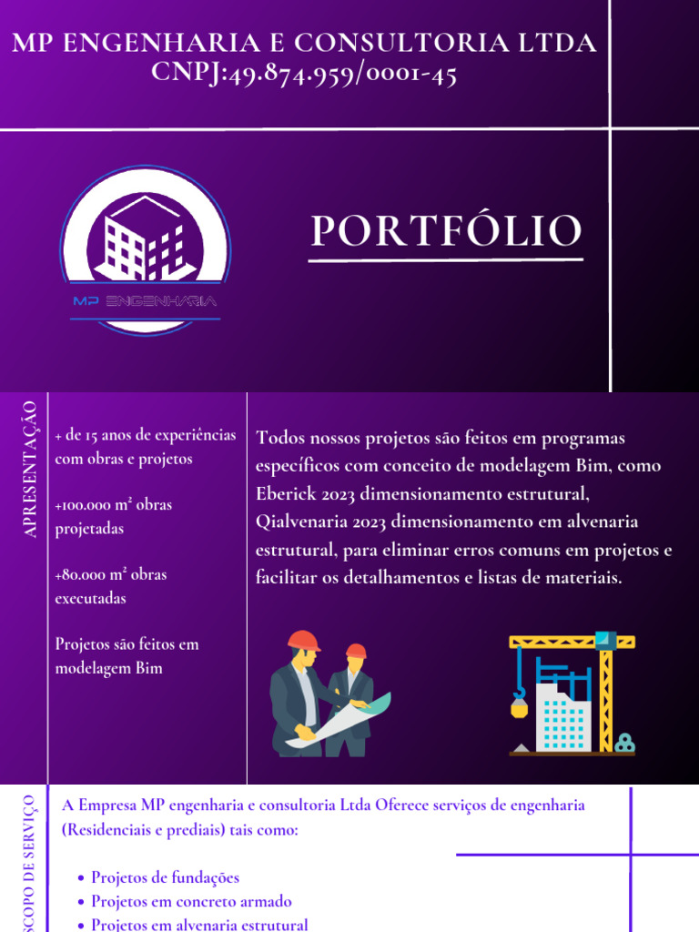Portfólio MP Engenharia | PDF