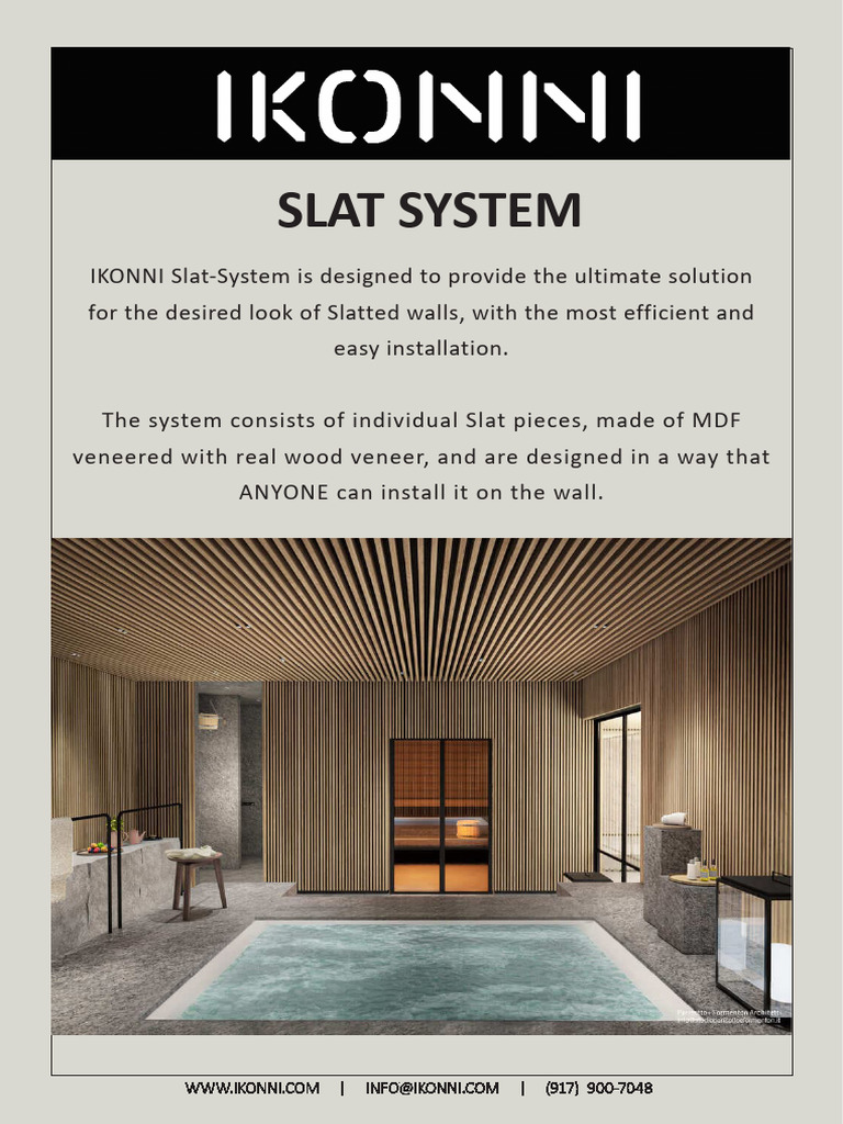 Slat System - Mini Slat System - Digital Catalog | PDF
