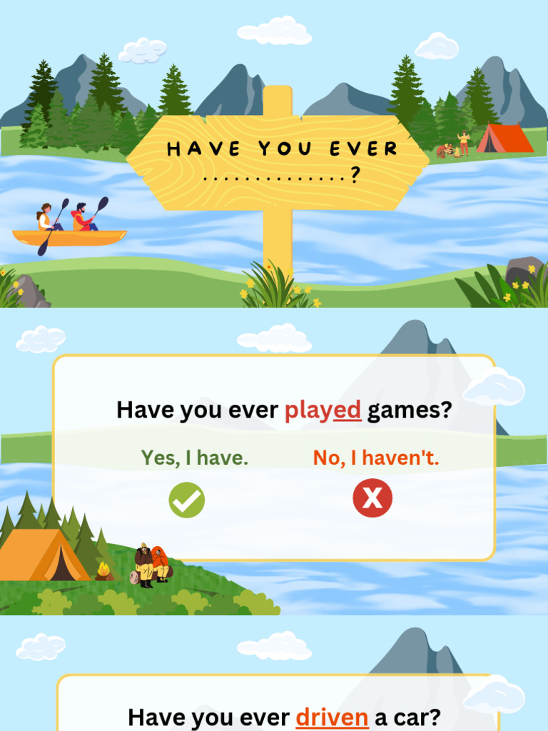 (PPT) Have You Ever | PDF | Games & Activities | Home & Garden
