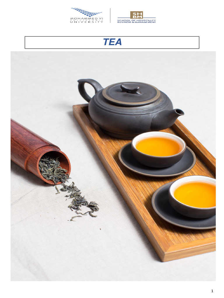 Pre-module Pre-Reading Material for Tea | PDF