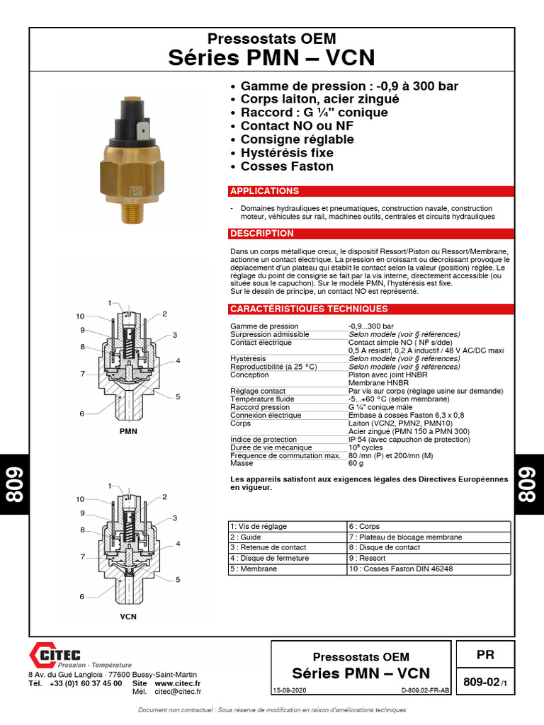 Presostat | PDF