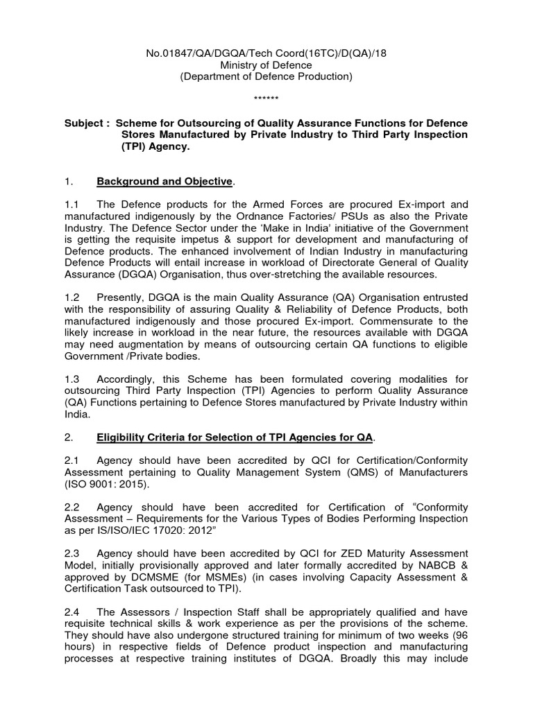 Third Party QA Inspection | PDF