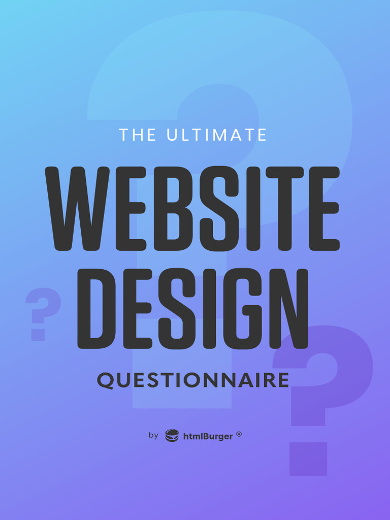 Website Design Questionnaire Template | PDF | Websites | Web Design