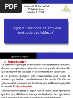 Cours 4 - Méthode de Simplexe | PDF | Optimisation linéaire ...