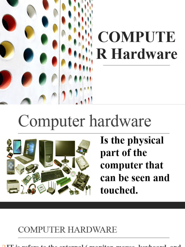 2-COMPUTER-Hardware | PDF | Computer Keyboard | Computer Monitor
