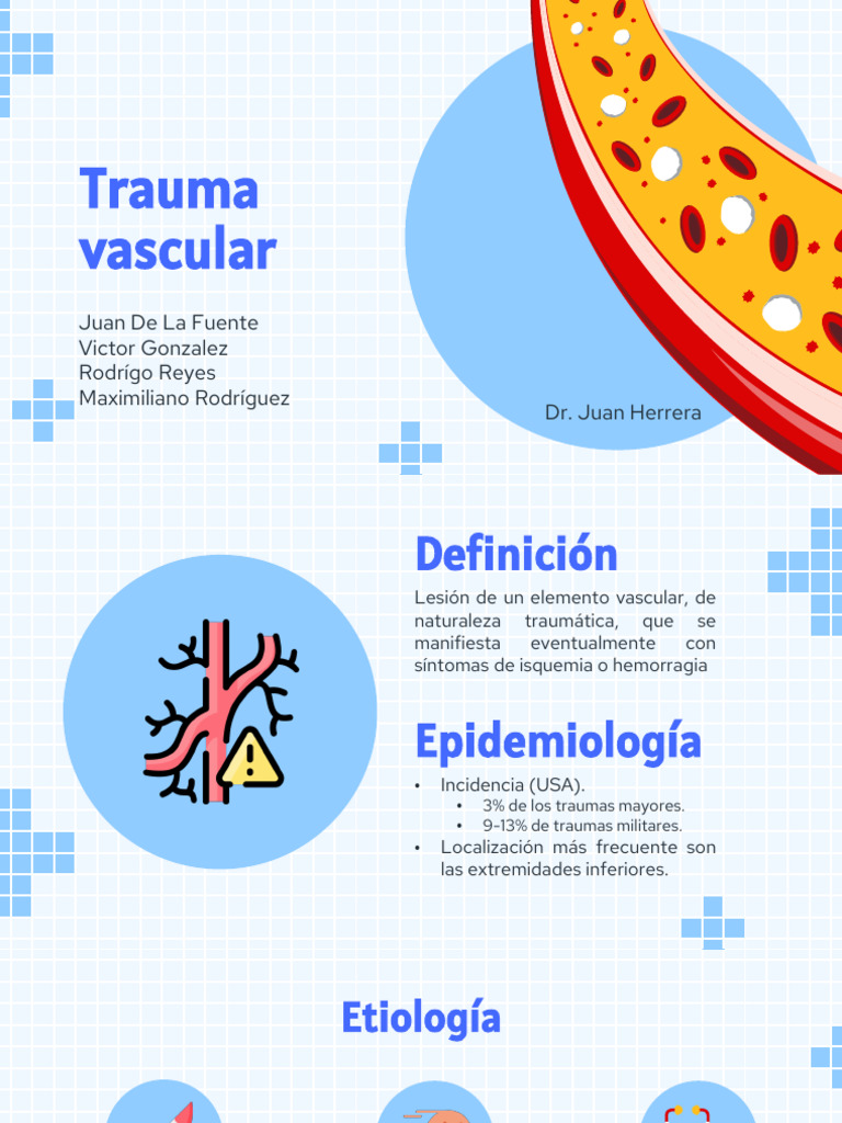 Trauma vascular | PDF | Lesión | Aorta