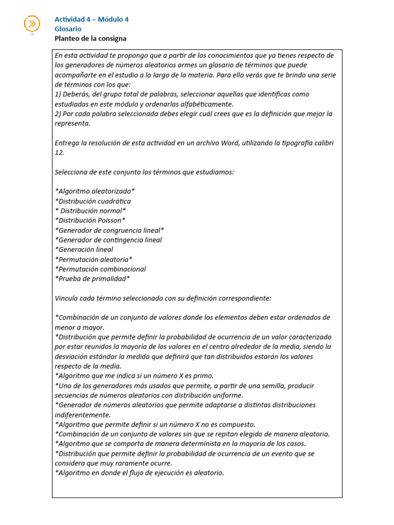 Algoritmo Y Estructura De Datos Api4 Pdf Media Aleatoriedad