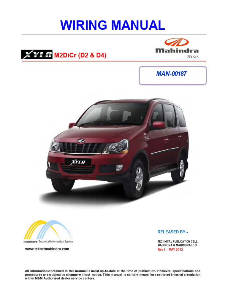 MAN 00187 Xylo mDiCRDe Wiring Manual | Download Free PDF | Electrical Connector | Fuel Injection