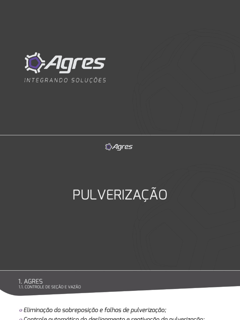 Controle e Instalação de Pulverização AGRES | PDF