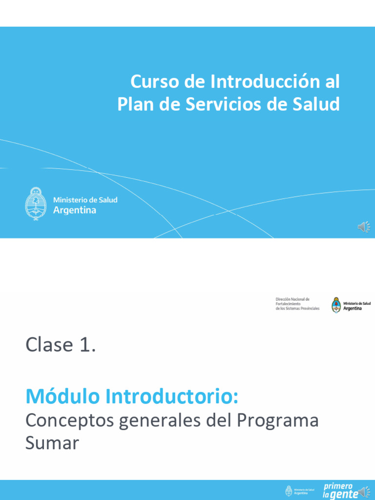 Introducción al Programa Sumar 2020 | PDF
