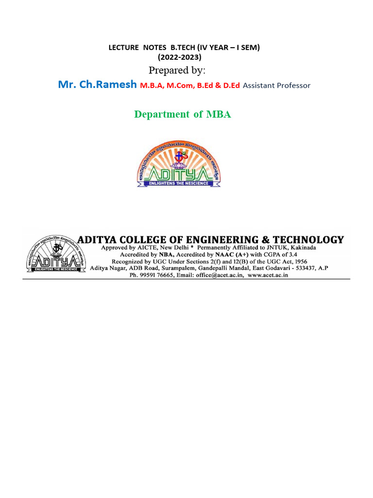 Uhv Notes Iv I Pdf Motivational Motivation