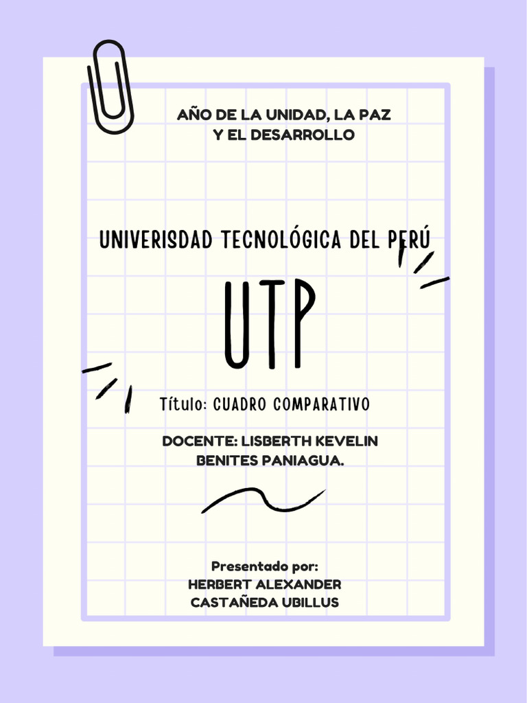 Caratula Utp | PDF