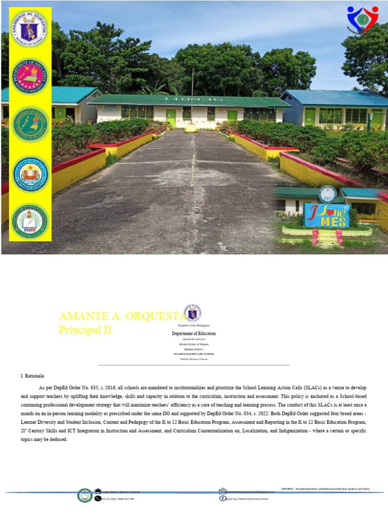 Slac Inset Plan 2023 2024 | PDF