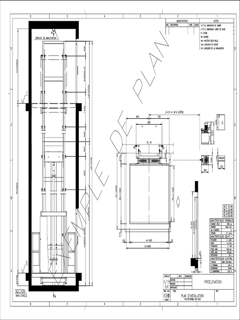Exemple de Plan PDF Exemple Plan Eh 500 | PDF