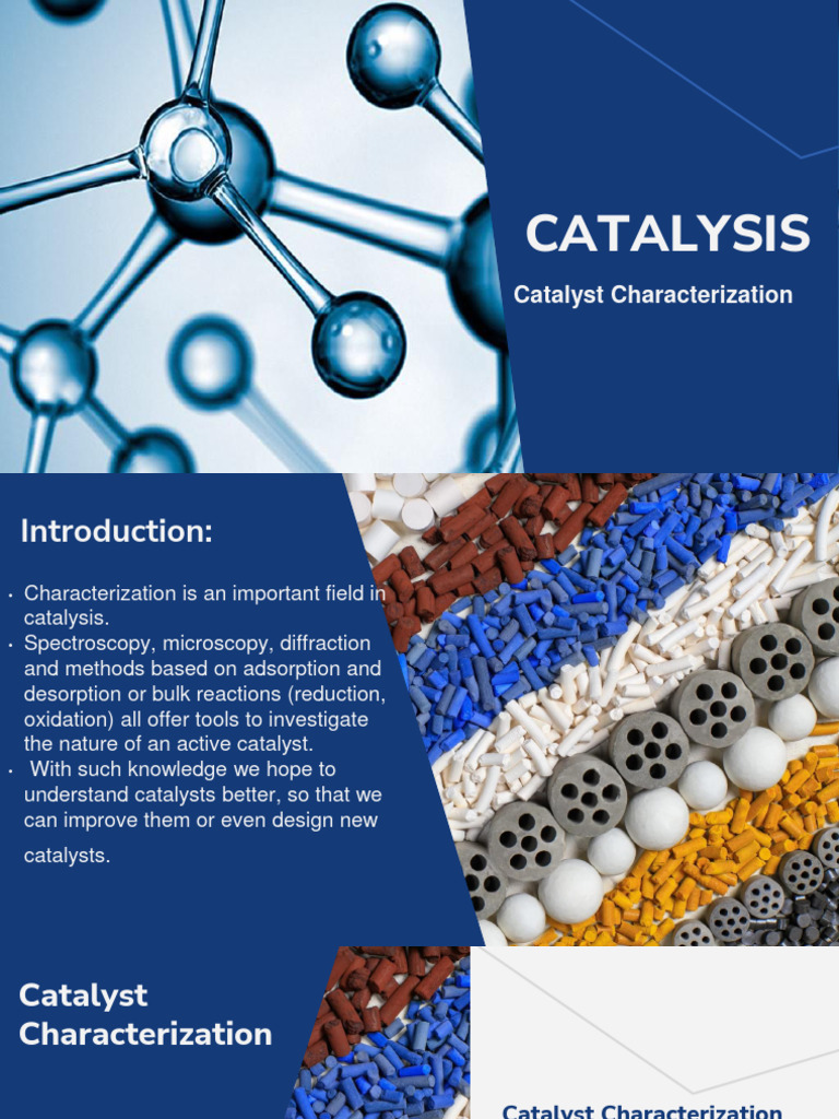 Catalyst Characterization1 | PDF | X Ray Photoelectron Spectroscopy | X ...