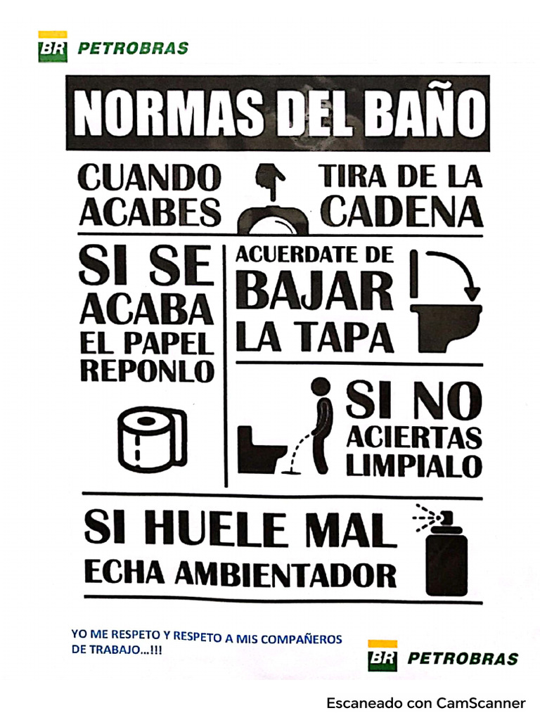 Normas Del Baño | PDF