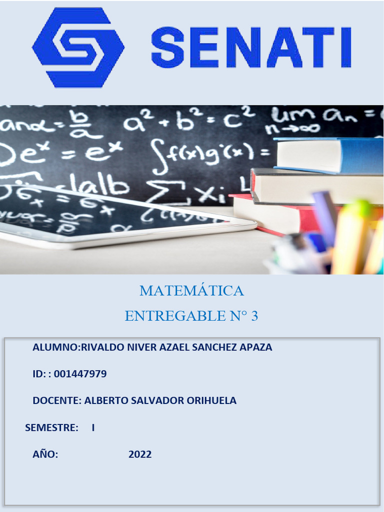 Rnasa-Entregable 3 de Matemática. | PDF | Triángulo | Matemáticas