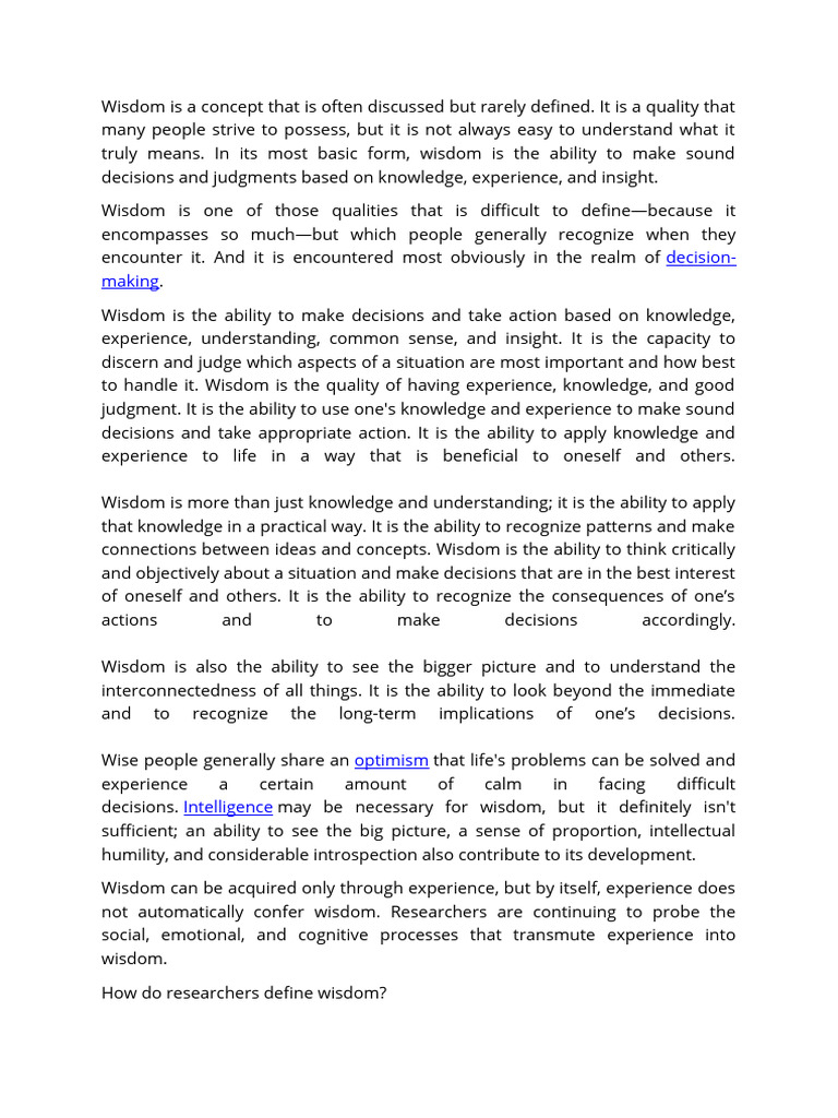 Practical 3 | PDF | Wisdom | Knowledge