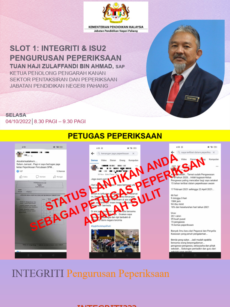 0.KPPK Integriti Dan Isu | PDF