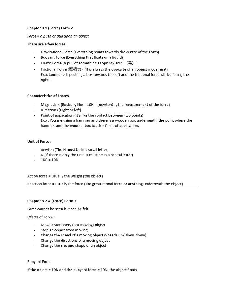 Science Revision Form 2 | PDF | Heat | Stars