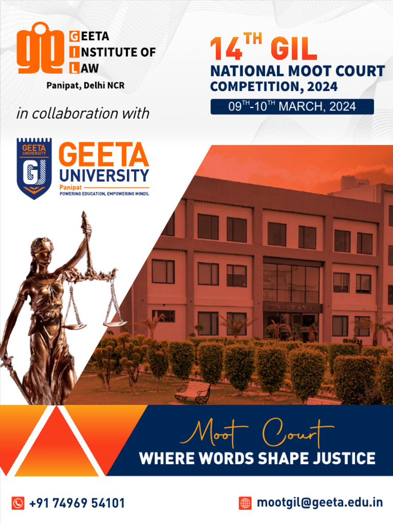 Moot Court Brochure 2024 UPDATE VERSION - Compressed | PDF | Rajneesh ...