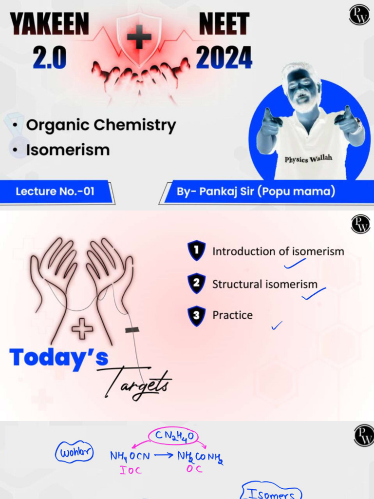 Isomerism Pankaj Sir | PDF