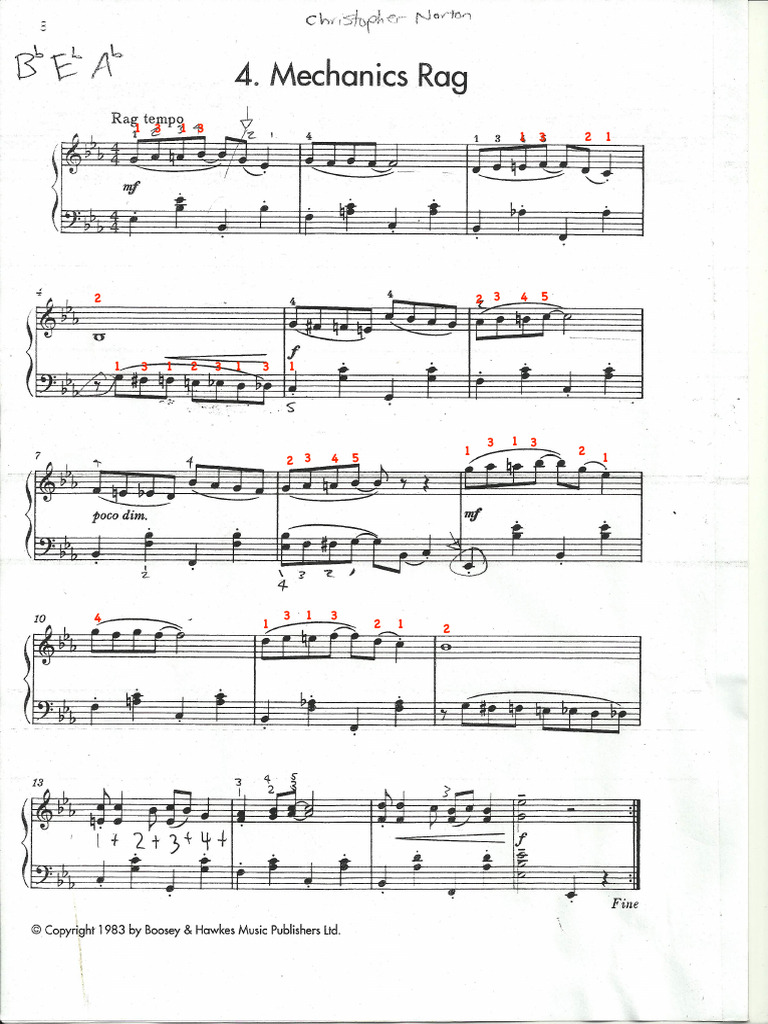 Christopher Norton-Mechanics Rag-SheetMusicDrive | PDF