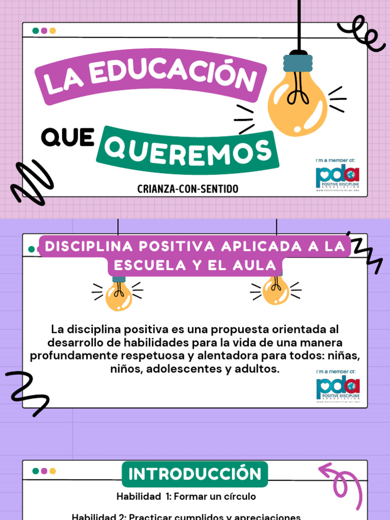 Disciplina Positiva en el Aula | PDF