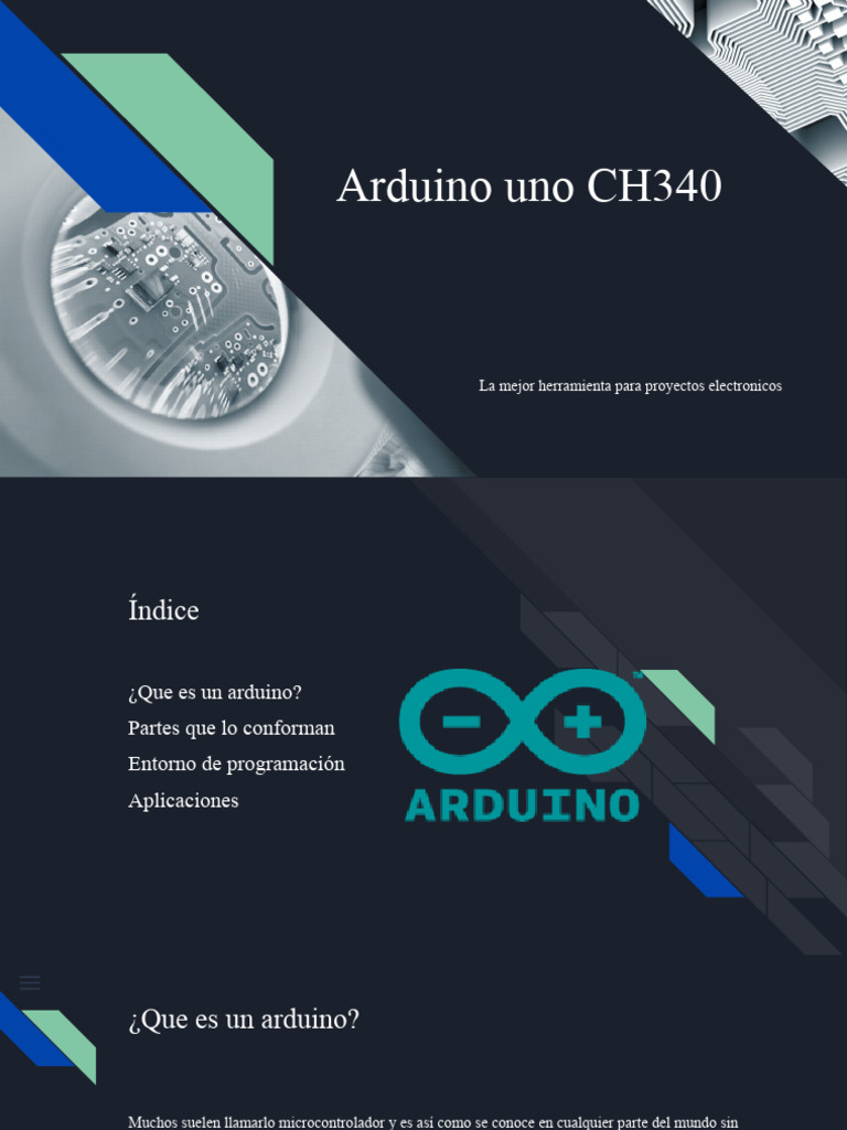 Presentacion de Arduino by LEMT | PDF | Arduino | Microcontrolador