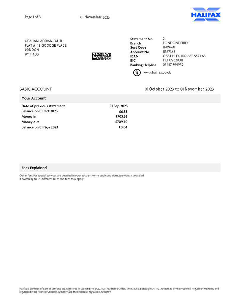 HALIFAX | PDF | Cash | Transaction Account