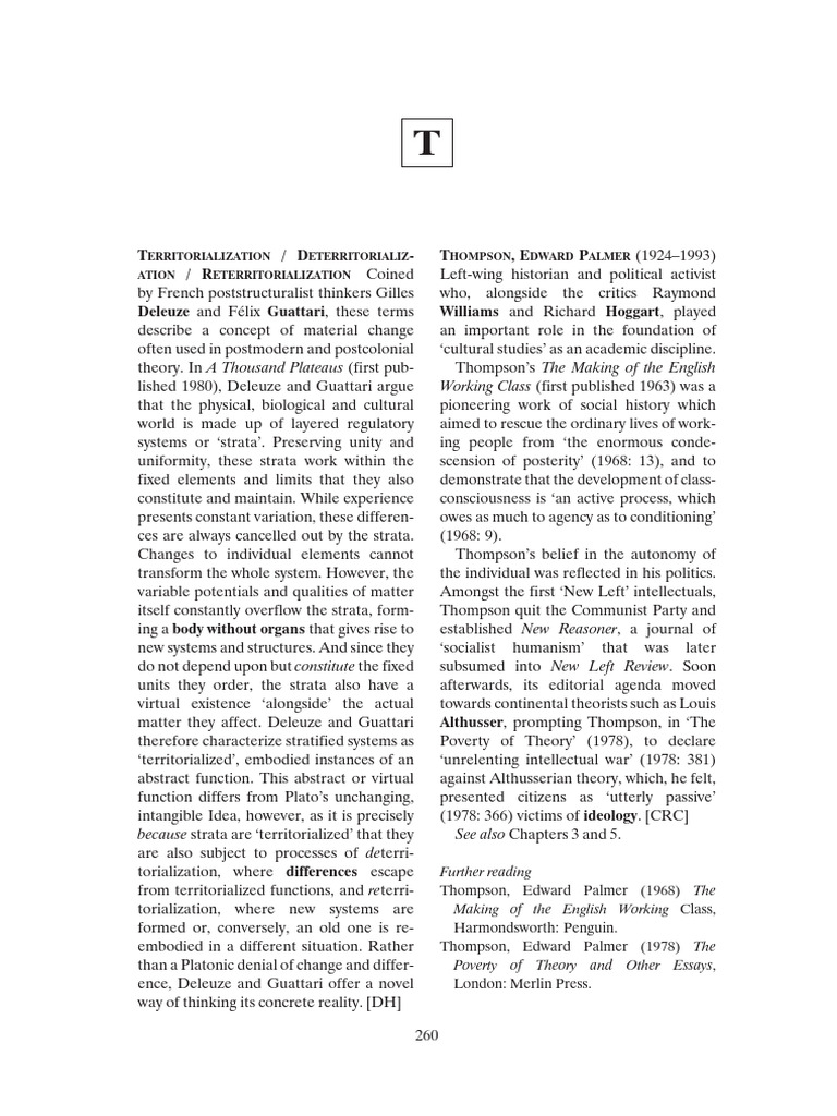 Understanding Territorialization Concepts | PDF