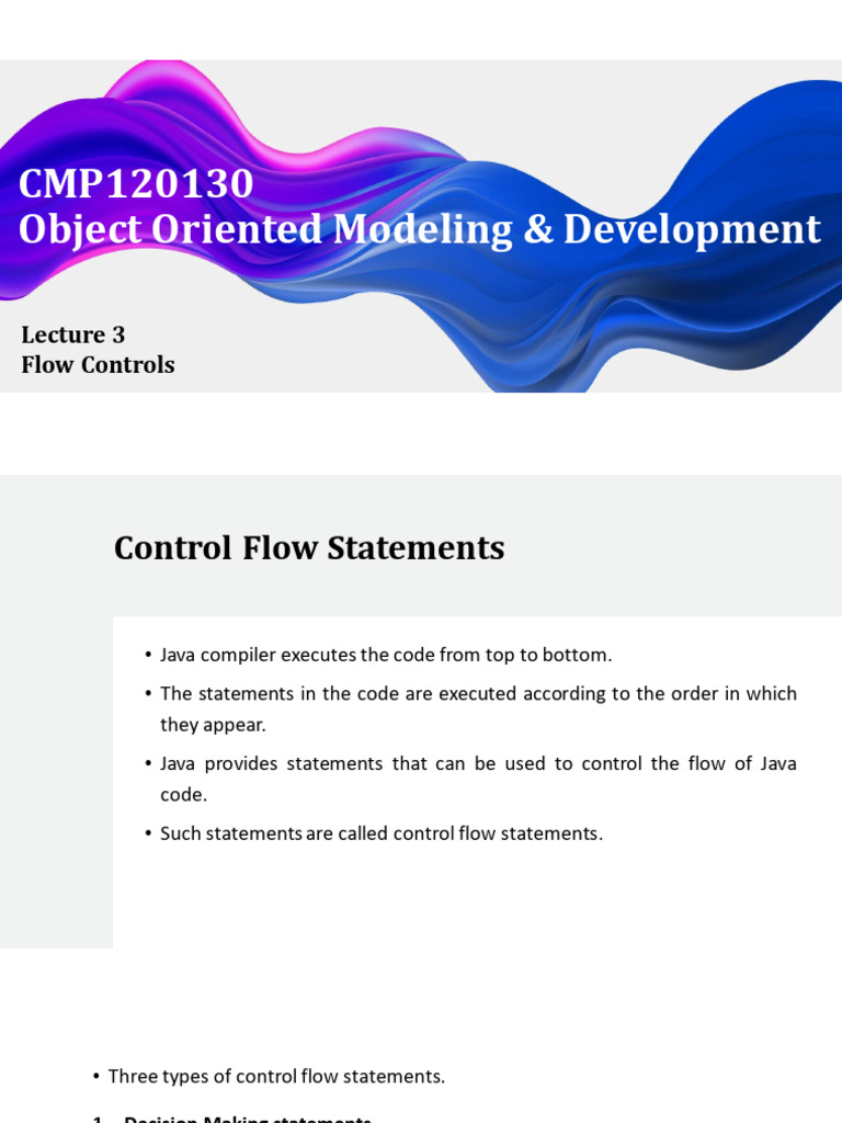 Flow Controls Pdf Control Flow Software Development