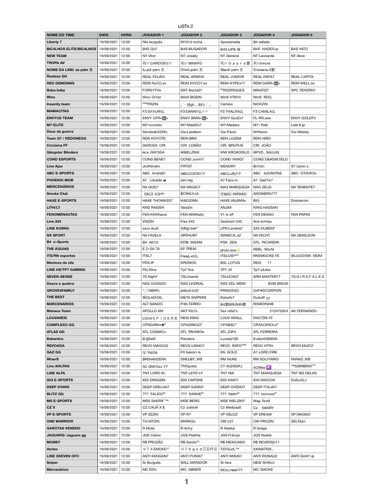 Cópia de Lista 2 | PDF