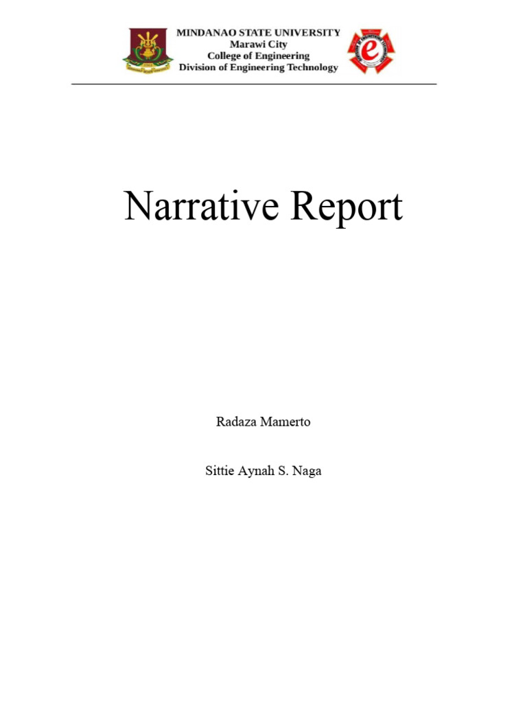 Narrative Report | PDF