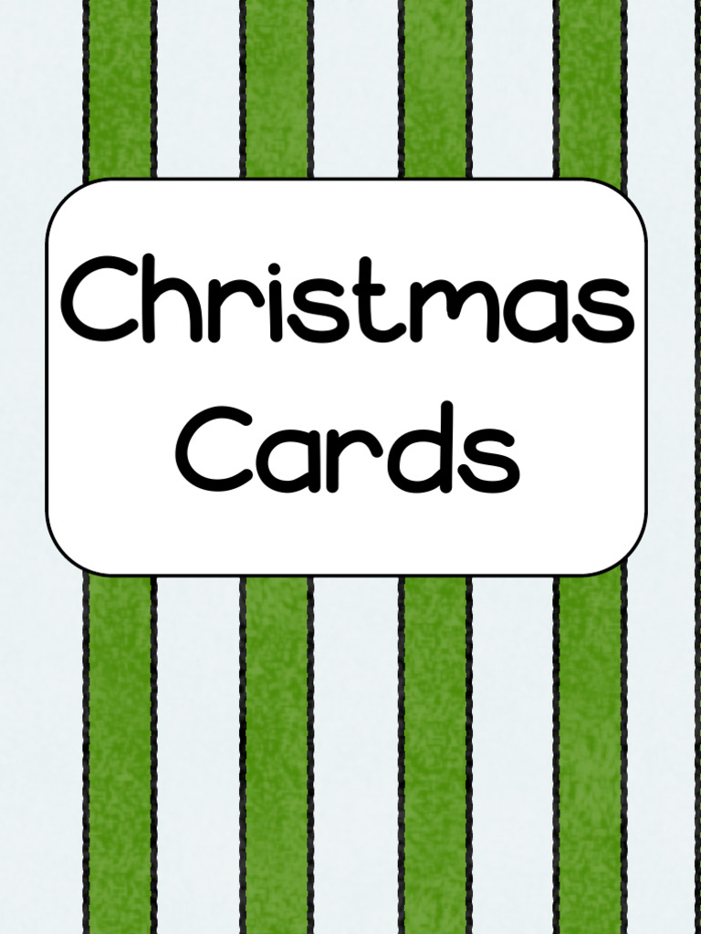 Christmas 3 Part Cards A | PDF | Santa Claus | Christmas