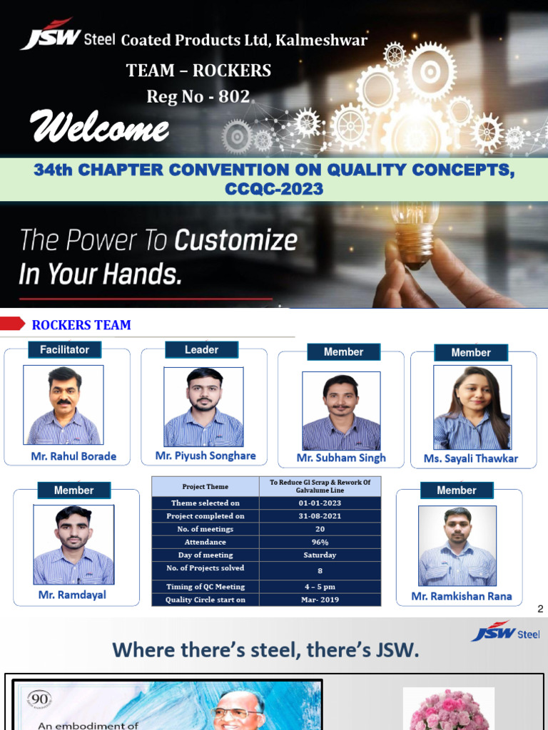 QC Meeting Insights: JSW Kalmeshwar | PDF