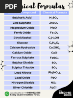 Common Chemistry Formulas | PDF