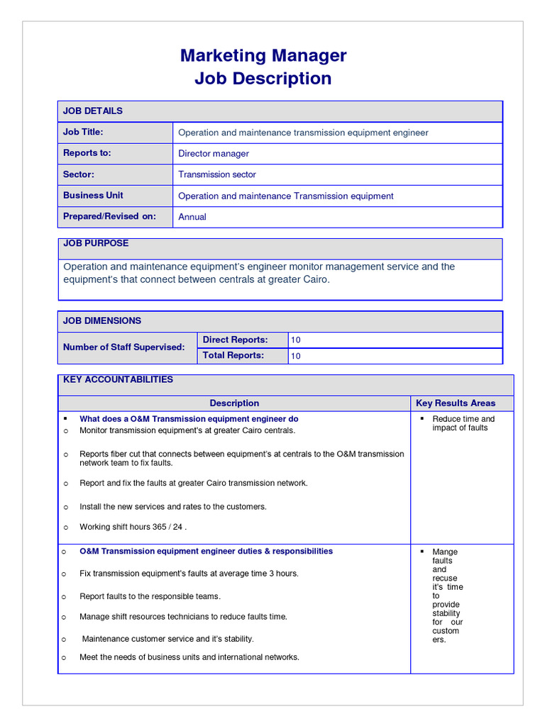HRBP Job Description | PDF | Communication | Engineer
