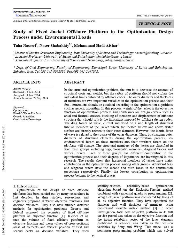 Ijmt v2n0p75 en | PDF | Mathematical Optimization | Buckling
