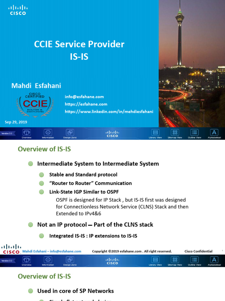 CCIE SP Dynamic Routing Is - Is | PDF