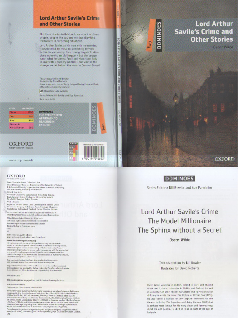 Lord Arthur Savile's Crime and Other Stories (Oscar Wilde) Level 2 | PDF