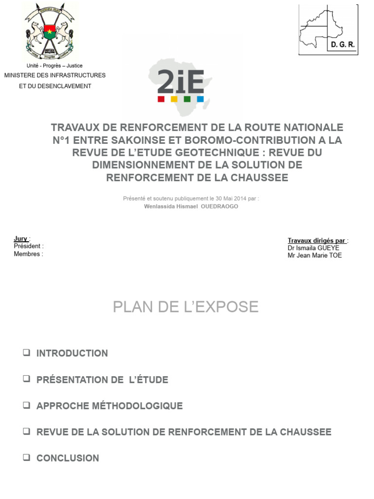 2ie Presentation Gabarit Afrique | PDF