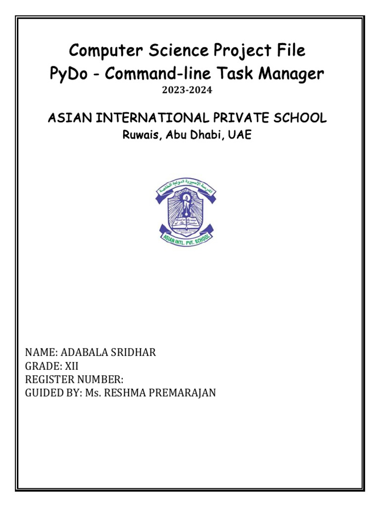 Project Docf1 | PDF | Databases | Computer File