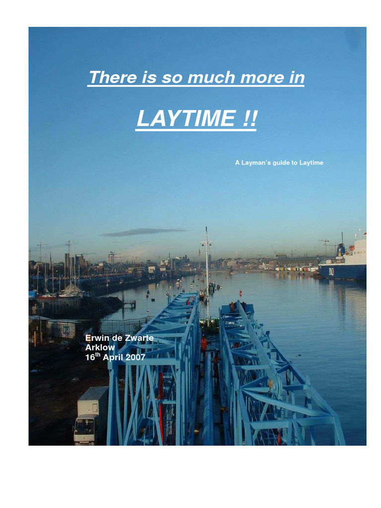 A Laymans Guide To Laytime-1 | PDF | Business